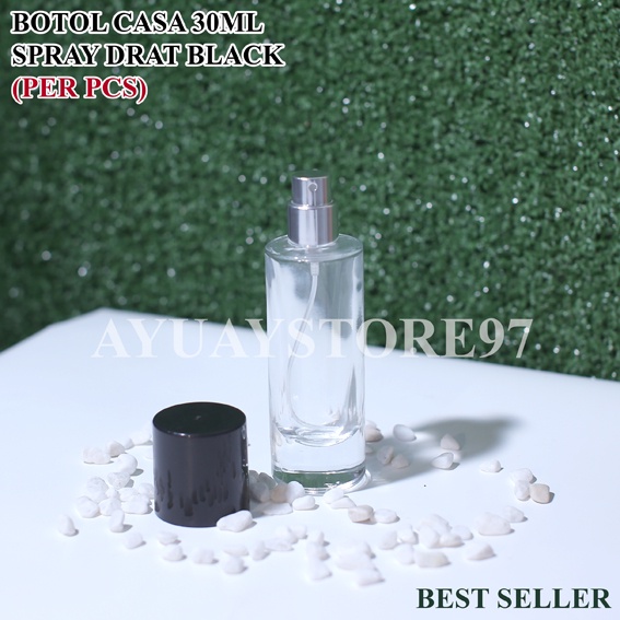 Jual BOTOL PARFUM CASA DRAT BLACK 30ML PERPCS | Shopee Indonesia