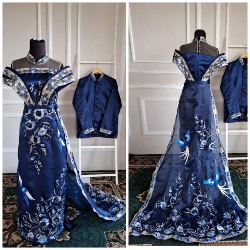 Jual Cheongsam couple / baju china chinese / dress sangjit / qipao ...