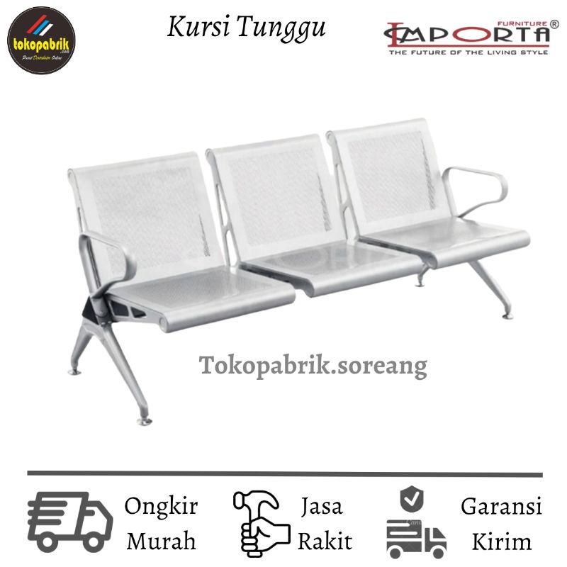 Jual kursi tunggu Stainless / Kursi tunggu besi bandara kursi / Waiting ...
