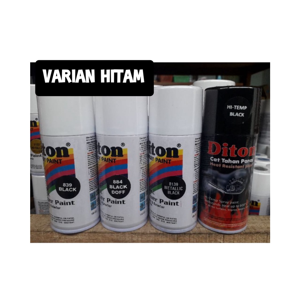 Jual pilok pilox diton 150cc varian hitam doff dop dof hitam metalik hi ...