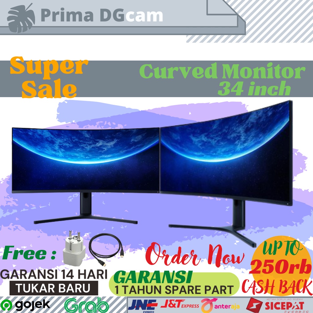 Jual Monitor Gaming Curved 34 inch ( Packing Kayu ) | Shopee Indonesia