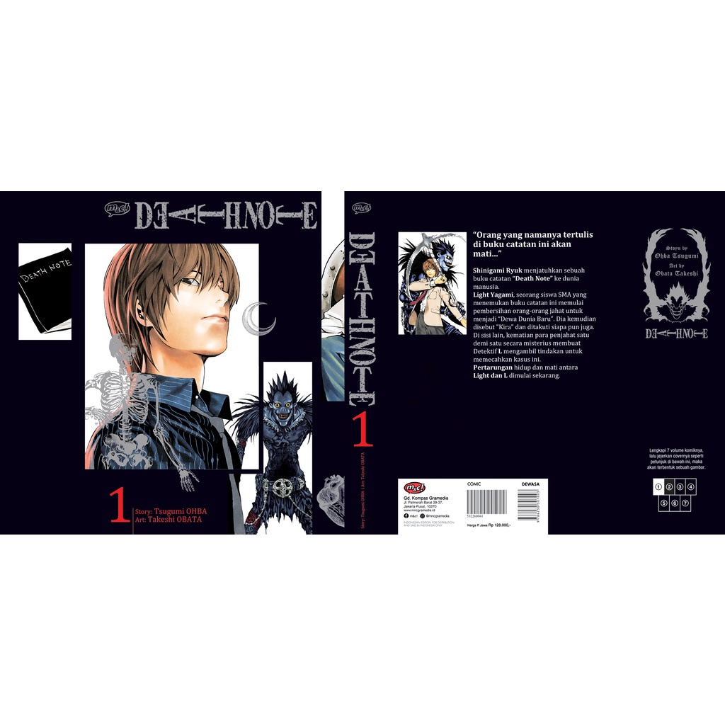 Jual KOMIK DEATH NOTE NEW EDITION 1 - Tsugumi Ohba + Takeshi Obata | Shopee Indonesia
