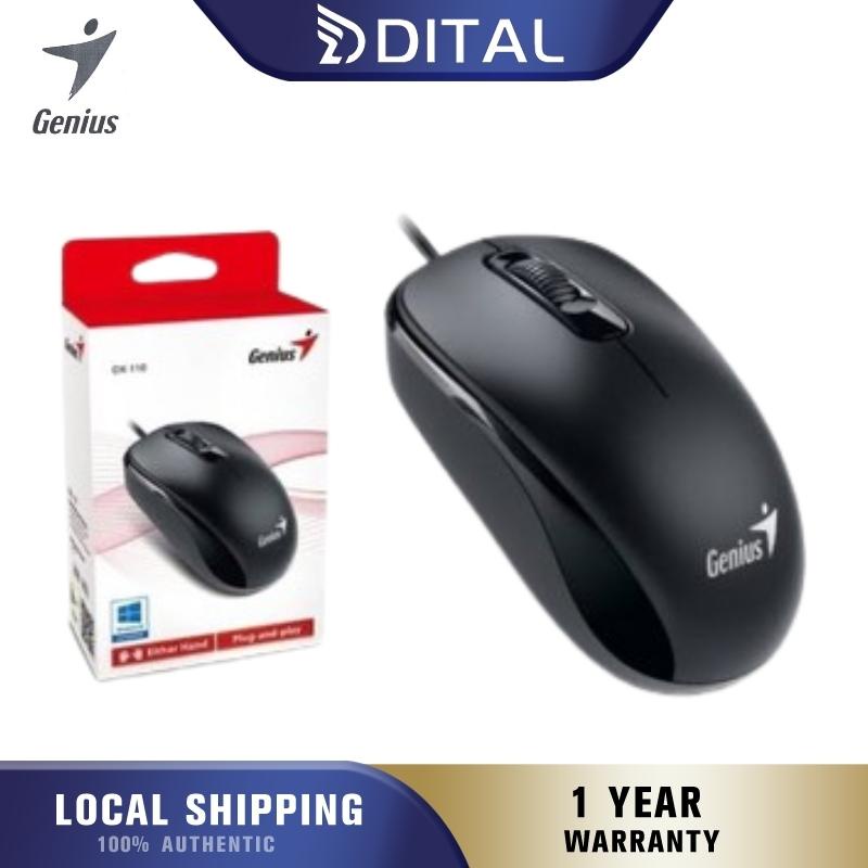 Jual Genius DX110 mouse gaming usb original kable Optical 3D/ Genius ...