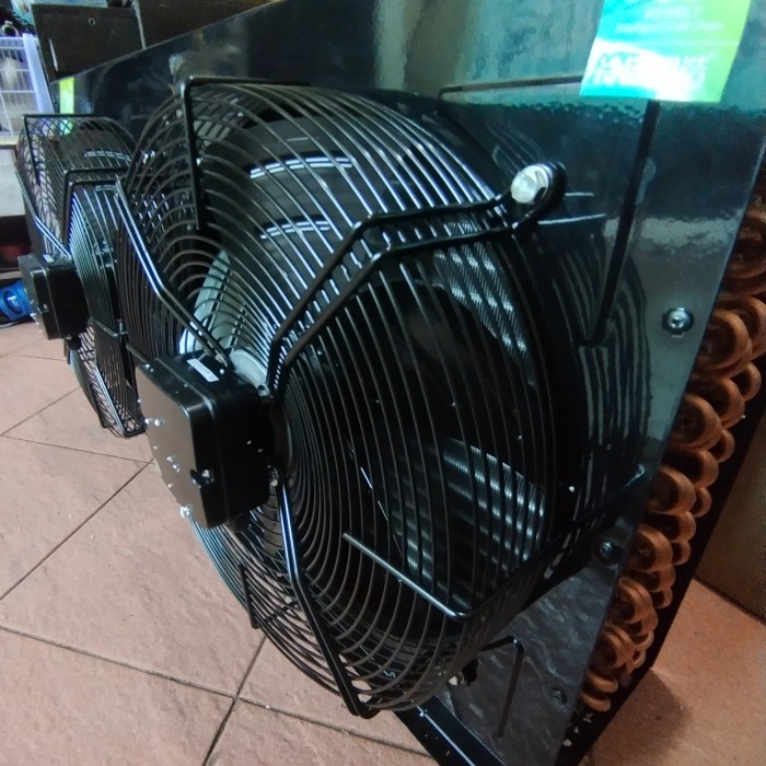 Jual Kondensor 5Pk Kewely / Condenser AC Chiller 5Hp Fan 16 Inch 220 ...