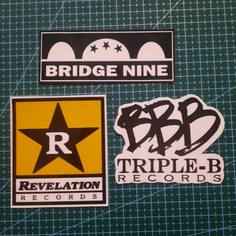 Jual Sticker Revelation Records / Bridge Nine Records / Triple B ...