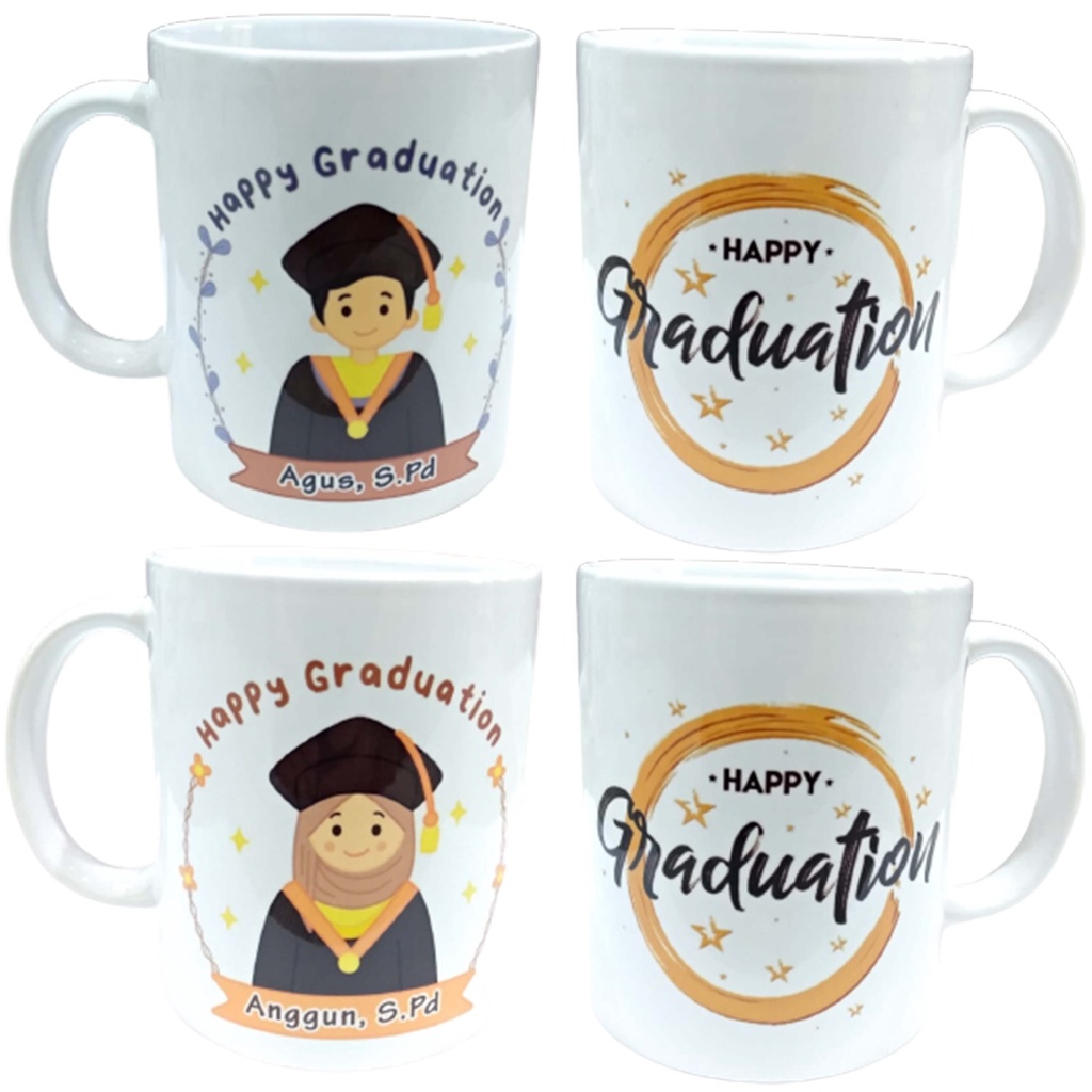 Jual CUSTOM MUG GRADUATION (BISA SATUAN) | Shopee Indonesia