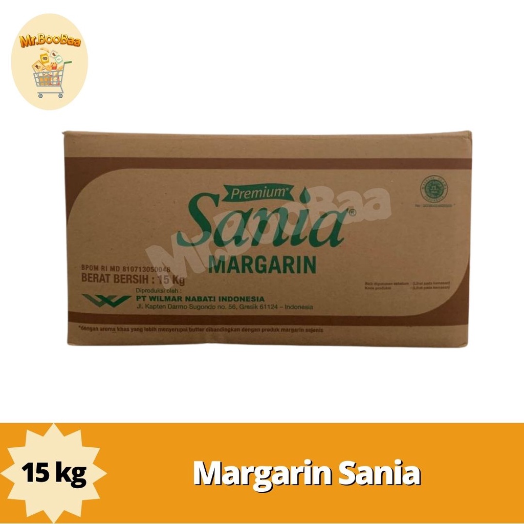 Jual SANIA Premium Margarin @15Kg - Premium Margarin per dus - Sania ...