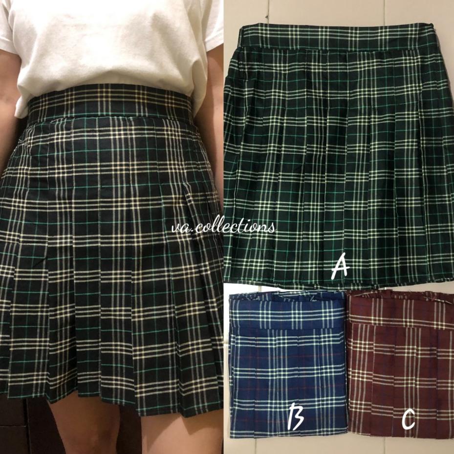 Jual Gratis ROK REMPEL KOTAK TARTAN / ROK MINI KOREA / TENNIS SKIRT ...