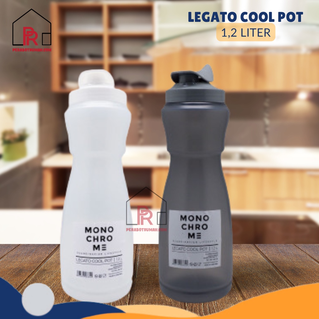 Jual Botol Minum Legato Cool Pot 1,2 L / Tumbler Monochrome Aesthetic ...