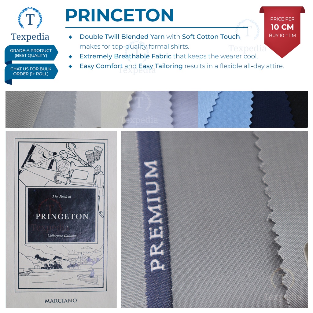 Jual PRINCETON (per 10 cm) by Marciano (Texology) - Kain/Bahan Katun ...