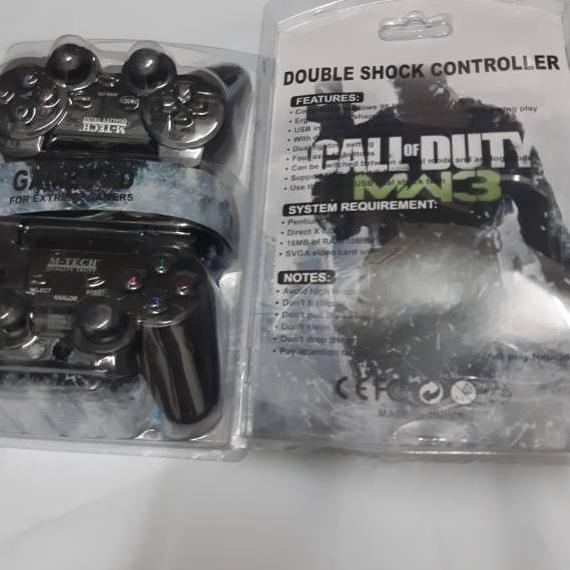 Jual Stick PS/Gamepad USB For PC/Laptop Double Hitam M-Tech ☋ | Shopee ...