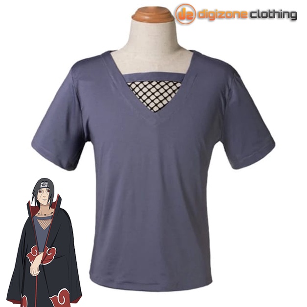 Jual Kaos Ninja Naruto Uchiha Itachi Semi Cosplay Katun | Shopee Indonesia