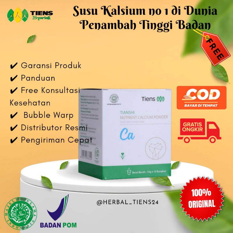 Jual Nutrient Calcium Powder Tiens Ori | Shopee Indonesia