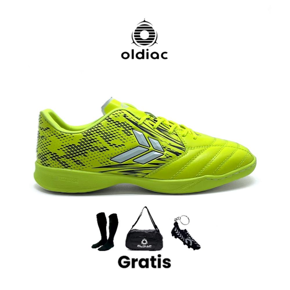 Jual 2.2 Oldiac - Sepatu Futsal Olahraga attack garuda hitam stabilo ...