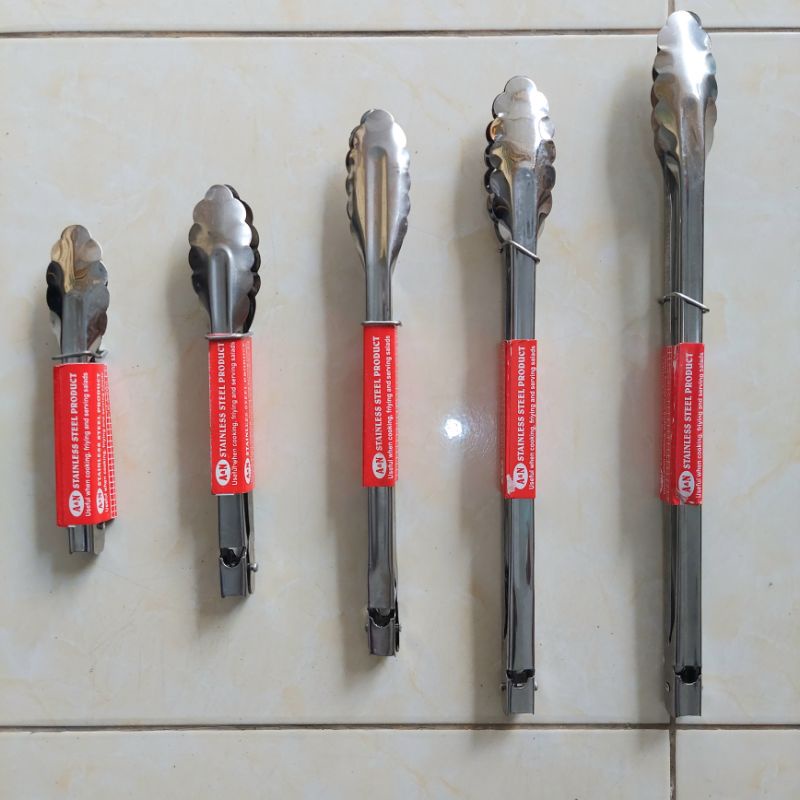 Jual Jepitan Capitan Kue Stainless Serbaguna 18cm 23cm 30cm 35cm 40cm ...