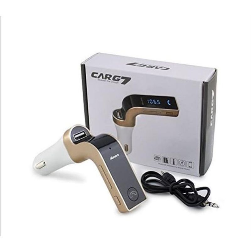 Jual Car G7 Modulator Transmitter FM Charger Bluetooth AUX MP3 USB ...