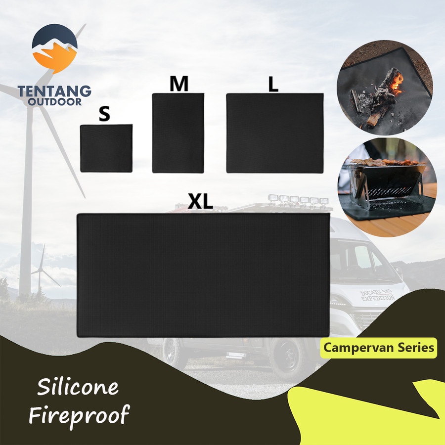 Jual Alas Panggangan Api Unggun Fireproof Cloth Flame Retardant ...