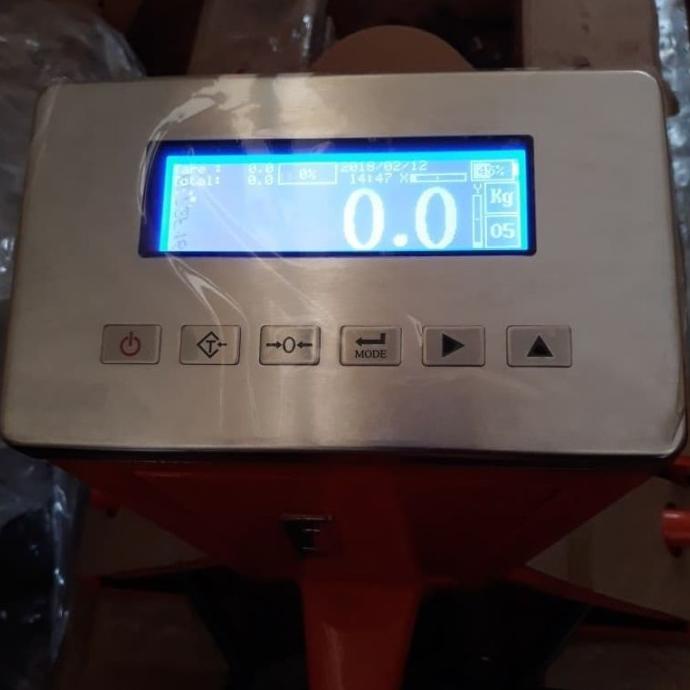 Jual Hand Pallet Scale Model Timbangan Cap 3 Ton Printer | Shopee Indonesia