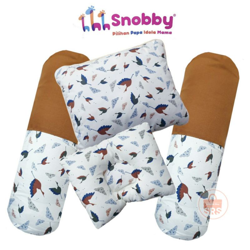 Jual 4 in 1 | 3 in 1 | Snobby BANTAL Bayi Set (1 Peyang + 2 Guling ...