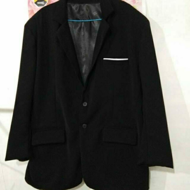 Jual jas dan blazer super jet black (hitam pekat) | Shopee Indonesia