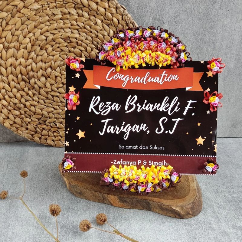 Jual PAPAN BUNGA MINI READY STOCK / GIFT WISUDA / KADO WISUDA / HADIAH ...