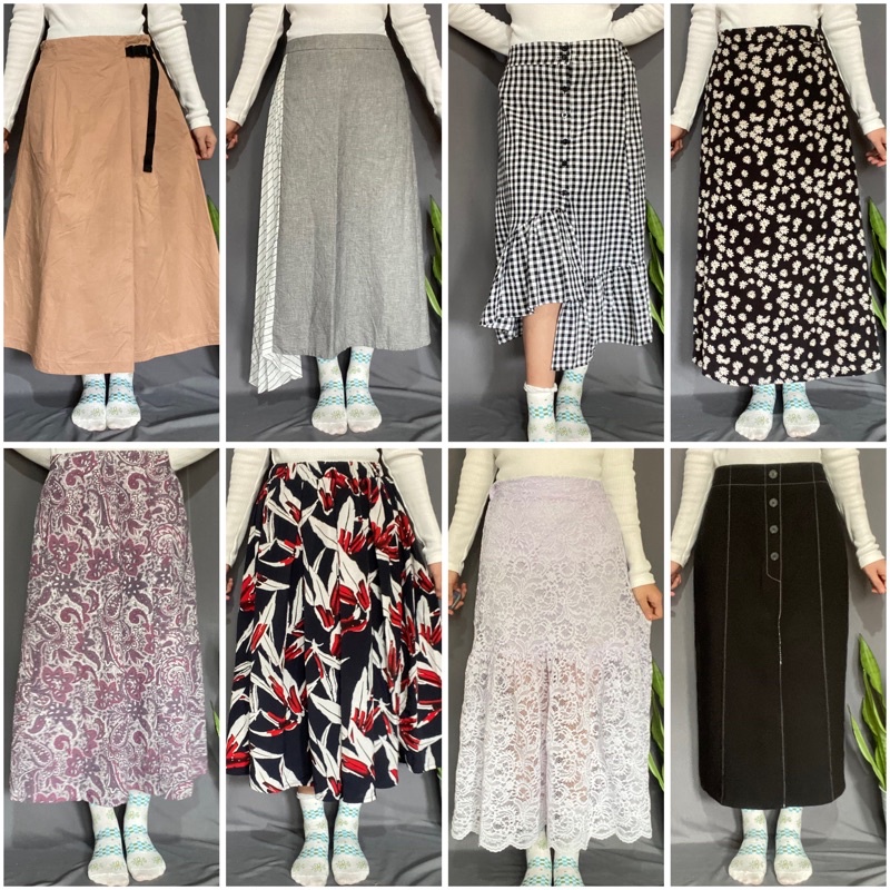 Jual ROK PANJANG WANITA / ROK 7/8 / ROK KOREAN STYLE / ROK PLISKET ...