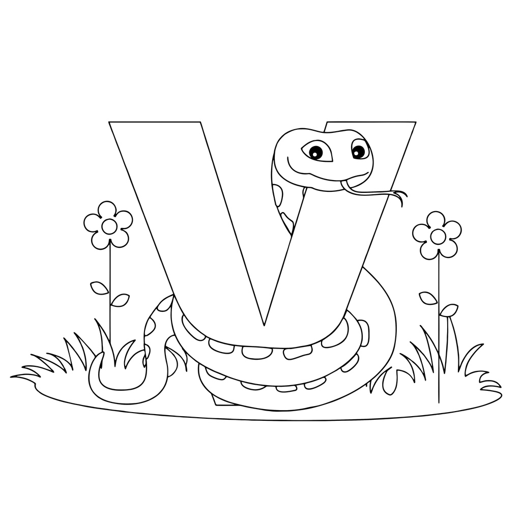 Jual Gambar Sketsa Mewarnai ~ ABJAD - ALPHABET/ Seketsa Lukis / Drawing ...