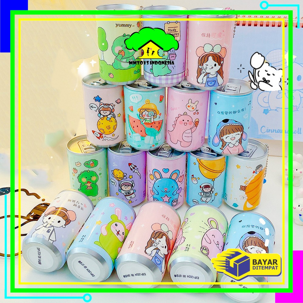 Jual MI-C792 Tissue Basah Kaleng Mini Korea Karakter Lucu Isi 30 Lembar ...