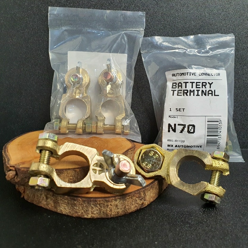 Jual Klem Kepala Aki Kuningan Tebal N70 Besar N100 N120 N200 Battery ...