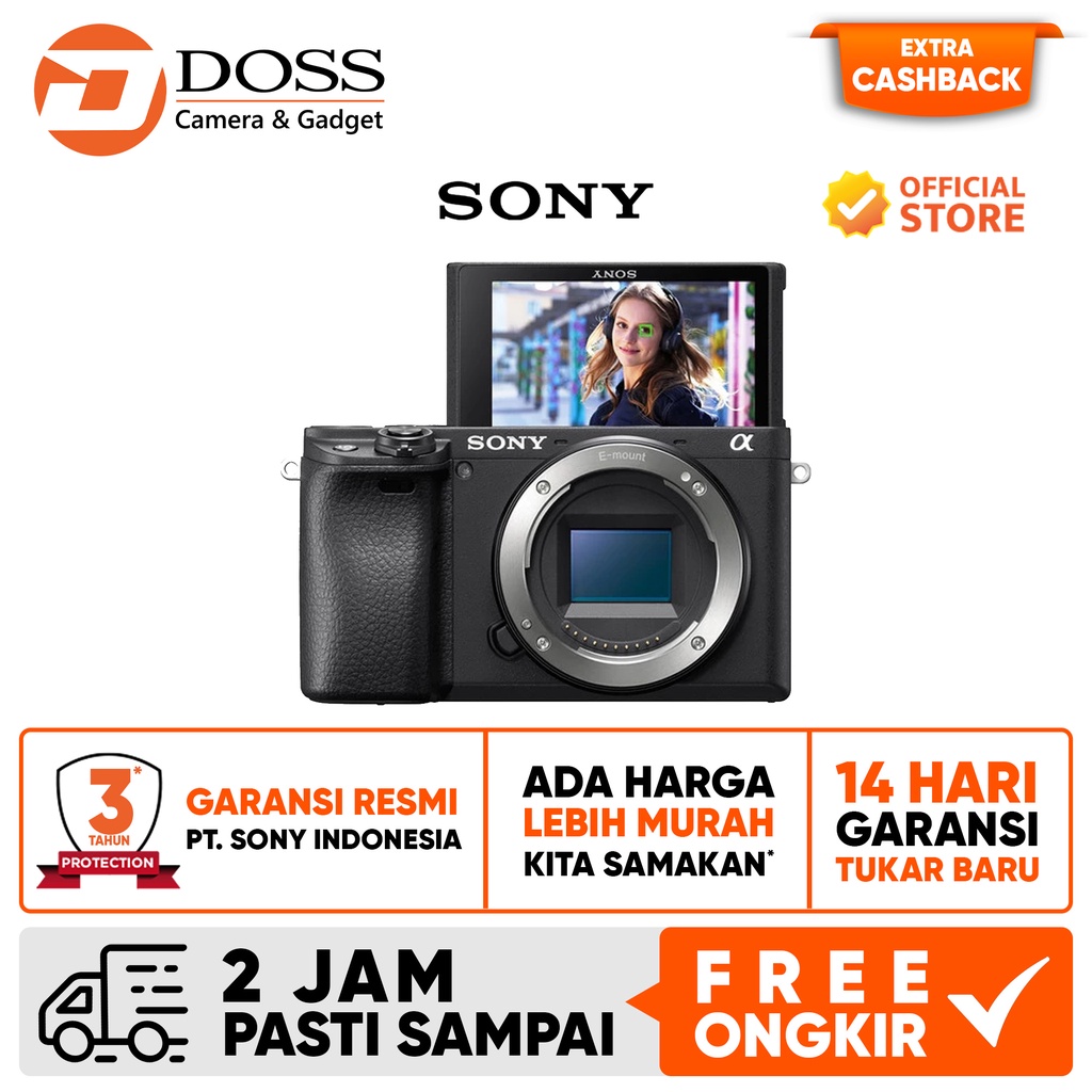 Jual Sony Alpha A6400 Body Only / Sony A6400 Body / Alpha 6400 BO ...