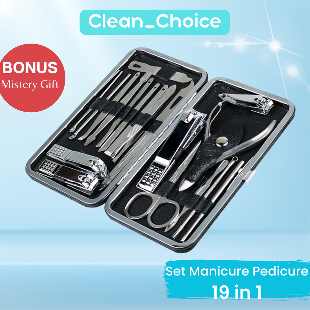 Jual Alat Pedicure Manicure Set Lengkap untuk Perawatan Kuku, Kaki, dan ...