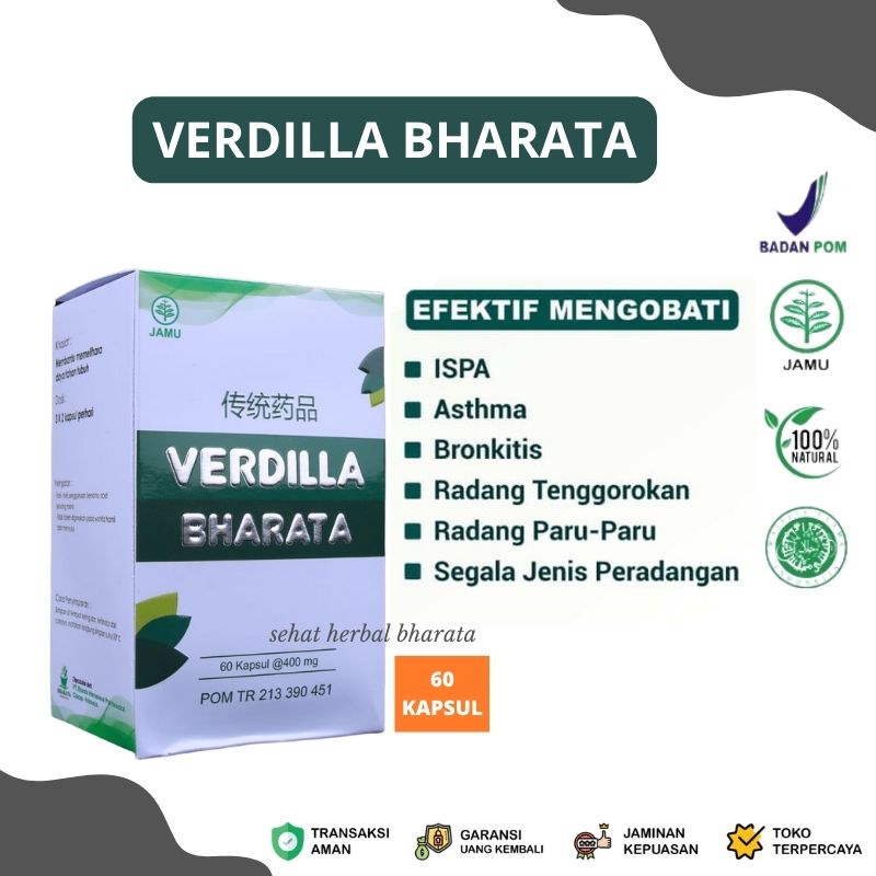 Jual Verdilla Bharata Original Kemasan @500mg Isi 60 Kapsul Garansi 100 ...