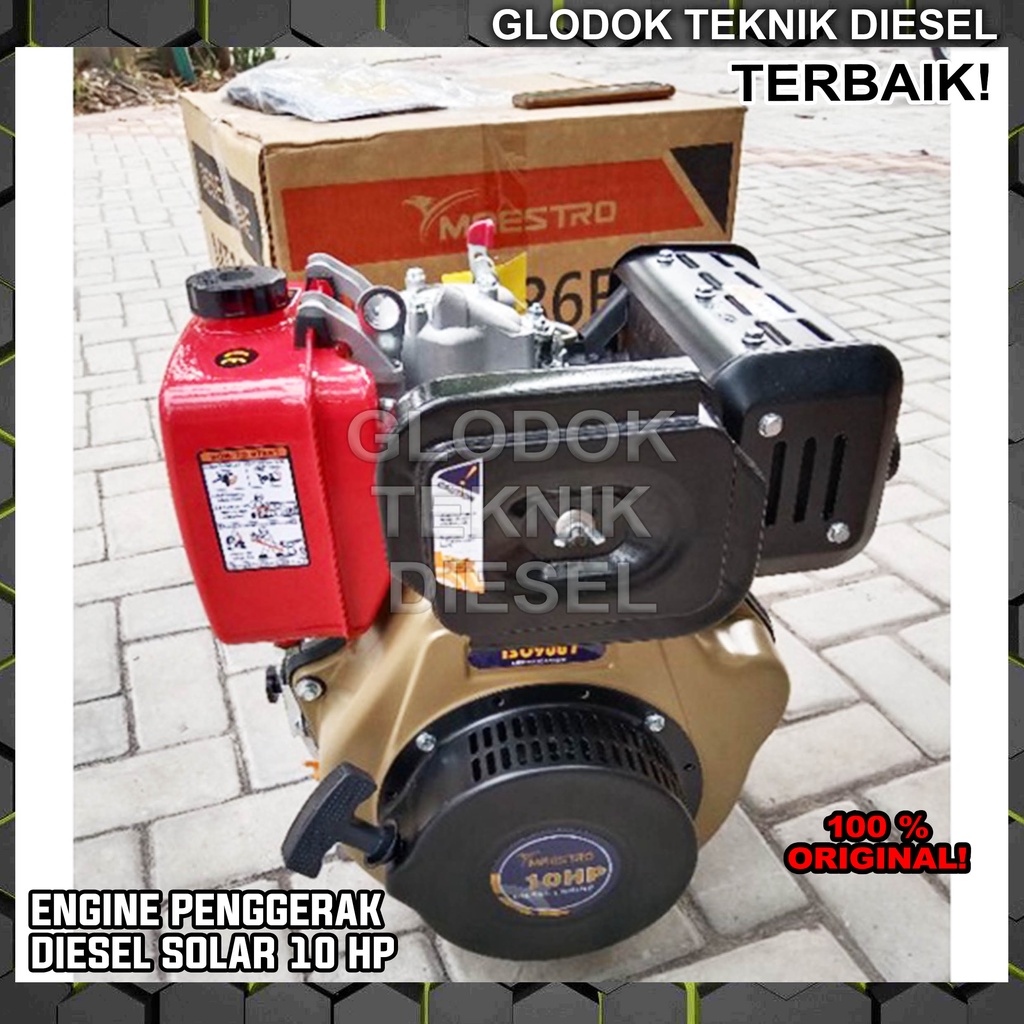 Jual Mesin Penggerak Diesel Solar SERBA GUNA 10 HP MT186FA Engine MT 186 | Shopee Indonesia