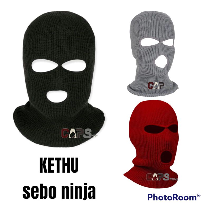 Jual topi sebo/topi ninja/kethu/topeng/nelayan/kupluk | Shopee Indonesia
