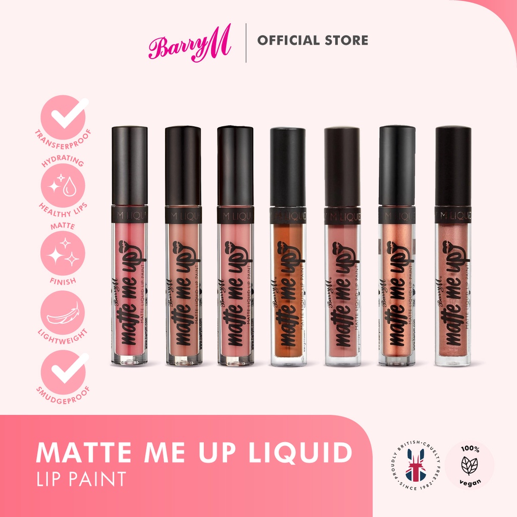 Jual Barry M Matte Me Up Liquid Lip Paint | Shopee Indonesia