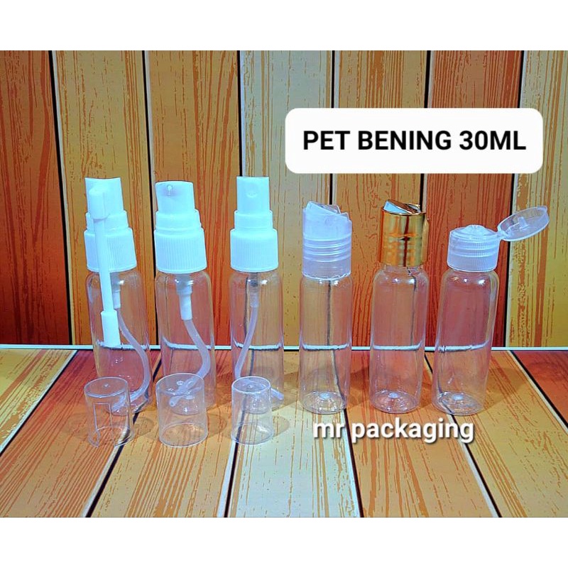 Jual Botol Plastik 30ml Bening isi ulang | Botol PET 500 ml reffil | botol pump spray fliptop ...