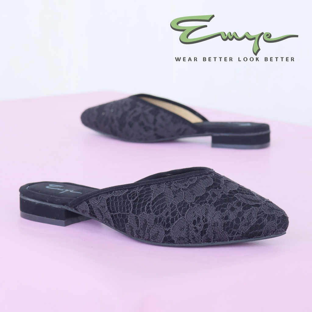 Jual Emye -Sandal Slop Pengantin Kondangan Pesta Wedding Flat Wanita ...