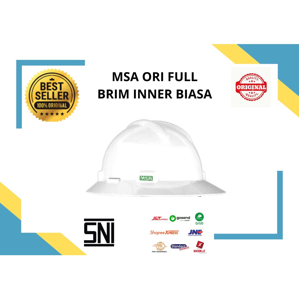 Jual Helm Safety Msa Original Full Brim Inner Biasa / Helmet Safety ...