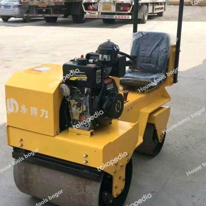 Jual Tandem roller Double drum - baby roller diesel - mesin pemadat ...