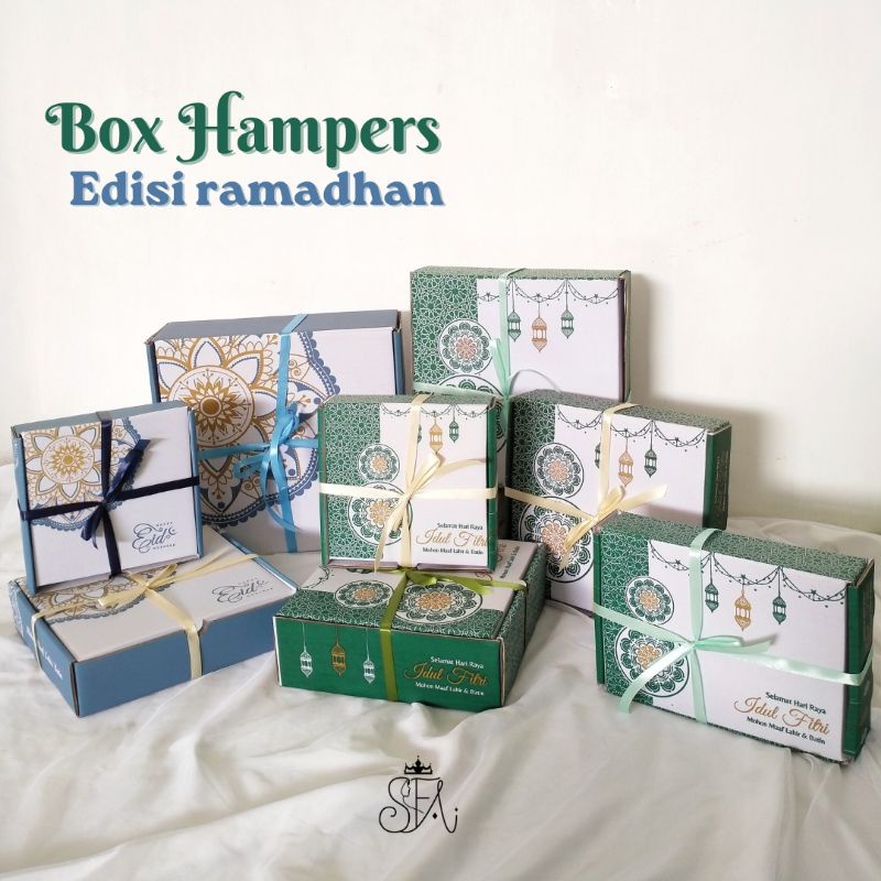 Jual BOX EDISI RAMADHAN / BOX LEBARAN EID MUBARAK / BOX PARCEL / PARCEL ...