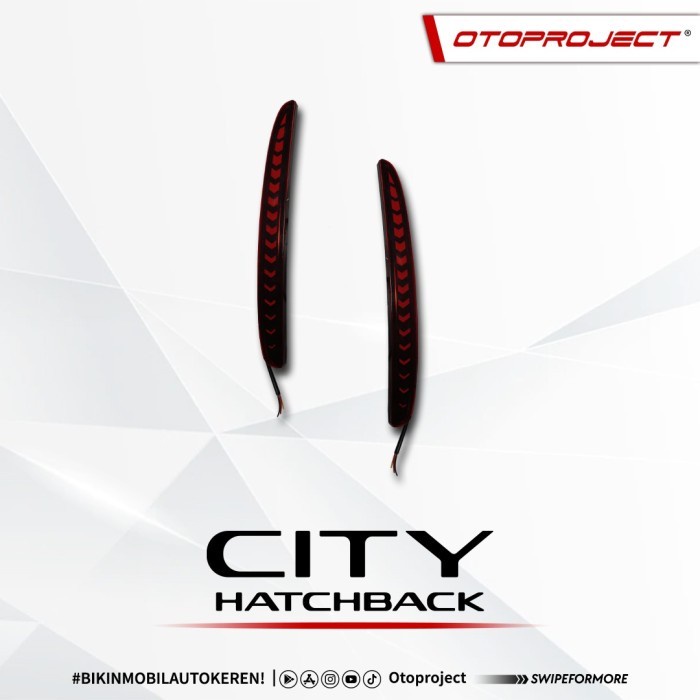 Jual Otoproject Rear Bumper Lamp 3 Fungsion All New City Hatchback 2022 ...