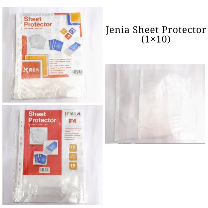 Jual Sheet Protector A4 dan F4 Jenia/Pelindung Document | Shopee Indonesia