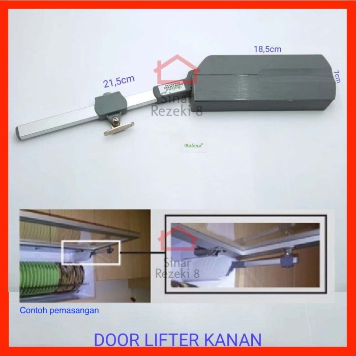 Jual Terlaris Door Lifter Engsel Atas Pintu / Aventos Swing Kitchen ...