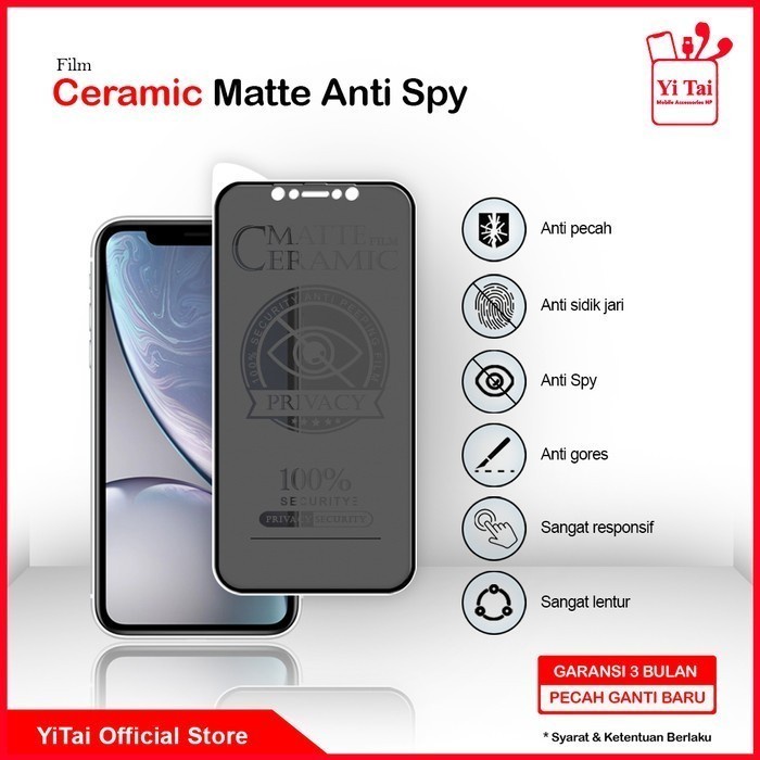 Jual YI TAI - Ceramic Matte Anti Spy Oppo Reno 8 5G 8Z 5G 8 Pro | Shopee Indonesia