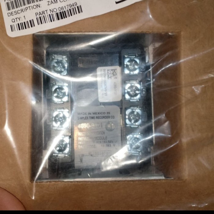 Jual Detect Modul Simplex 4090-9101 Zone Addressable Module Fire Alarm ...