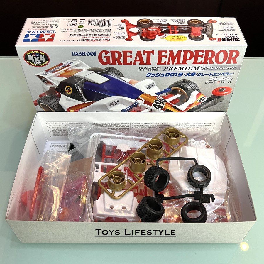 Jual Mainan Rakit Mobil Tamiya Mini 4WD - Great Emperor Premium ...