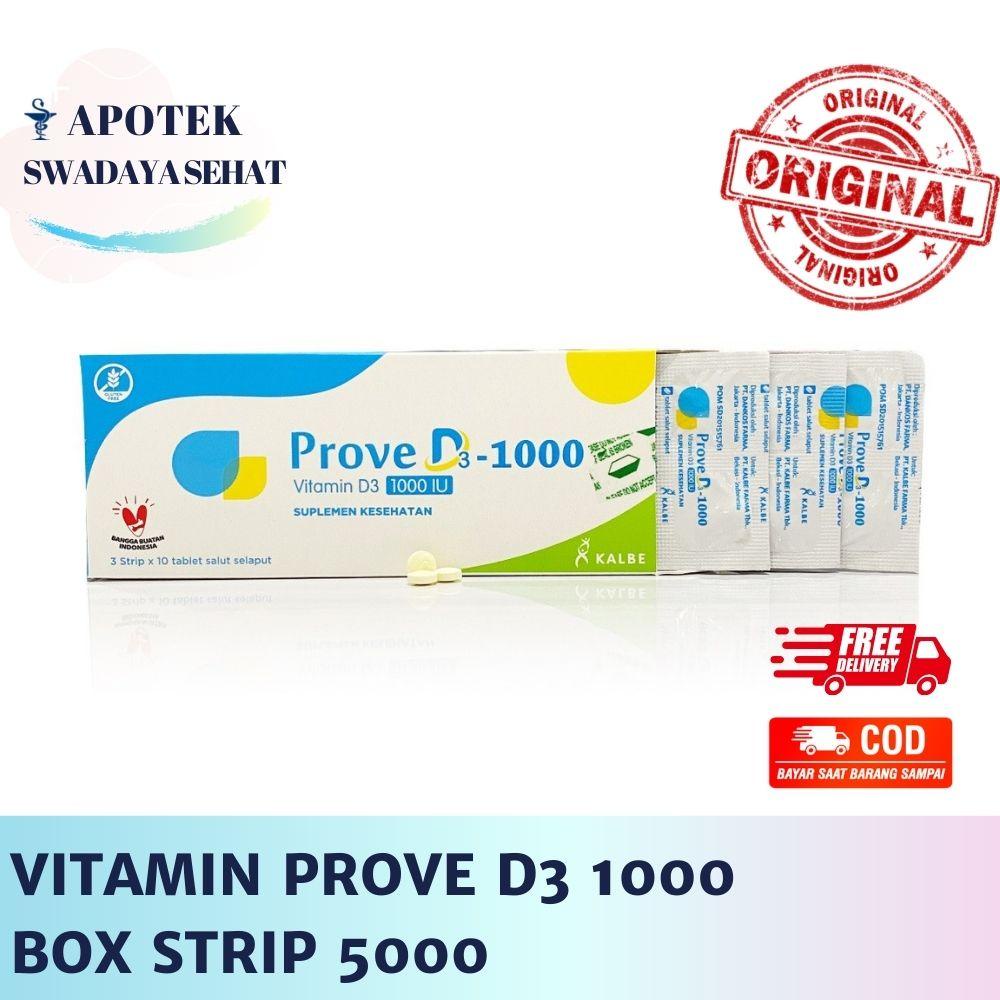 Jual [KODE VHQDH] Vitamin Prove D3 1000 IU Box 30 Tablet 5000 | Shopee ...
