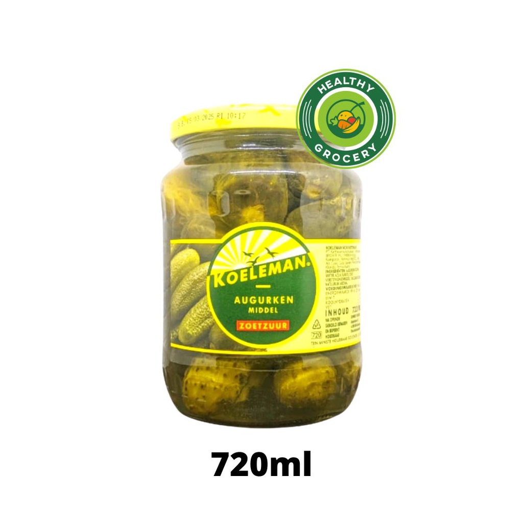 Jual Koeleman Gherkins Middle Sweet Dill Pickle Acar Timun 720ml ...