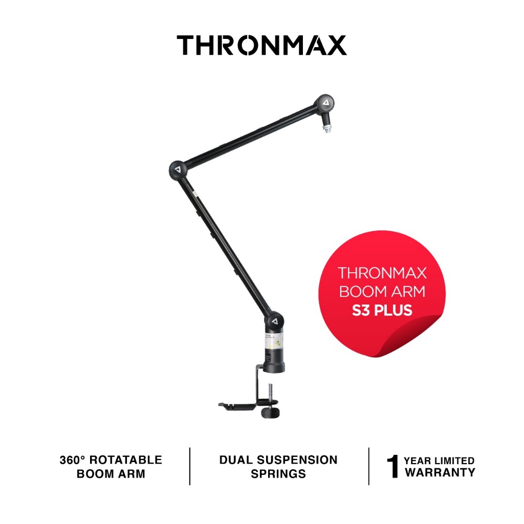 Jual Thronmax Zoom Boom Arm Stand S3 Plus Aluminium Headphone Male ...