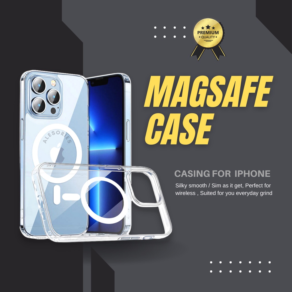 Jual Case Iphone Magsafe Magnet X Xr Xs 11 12 13 14 Pro Max Casing ...